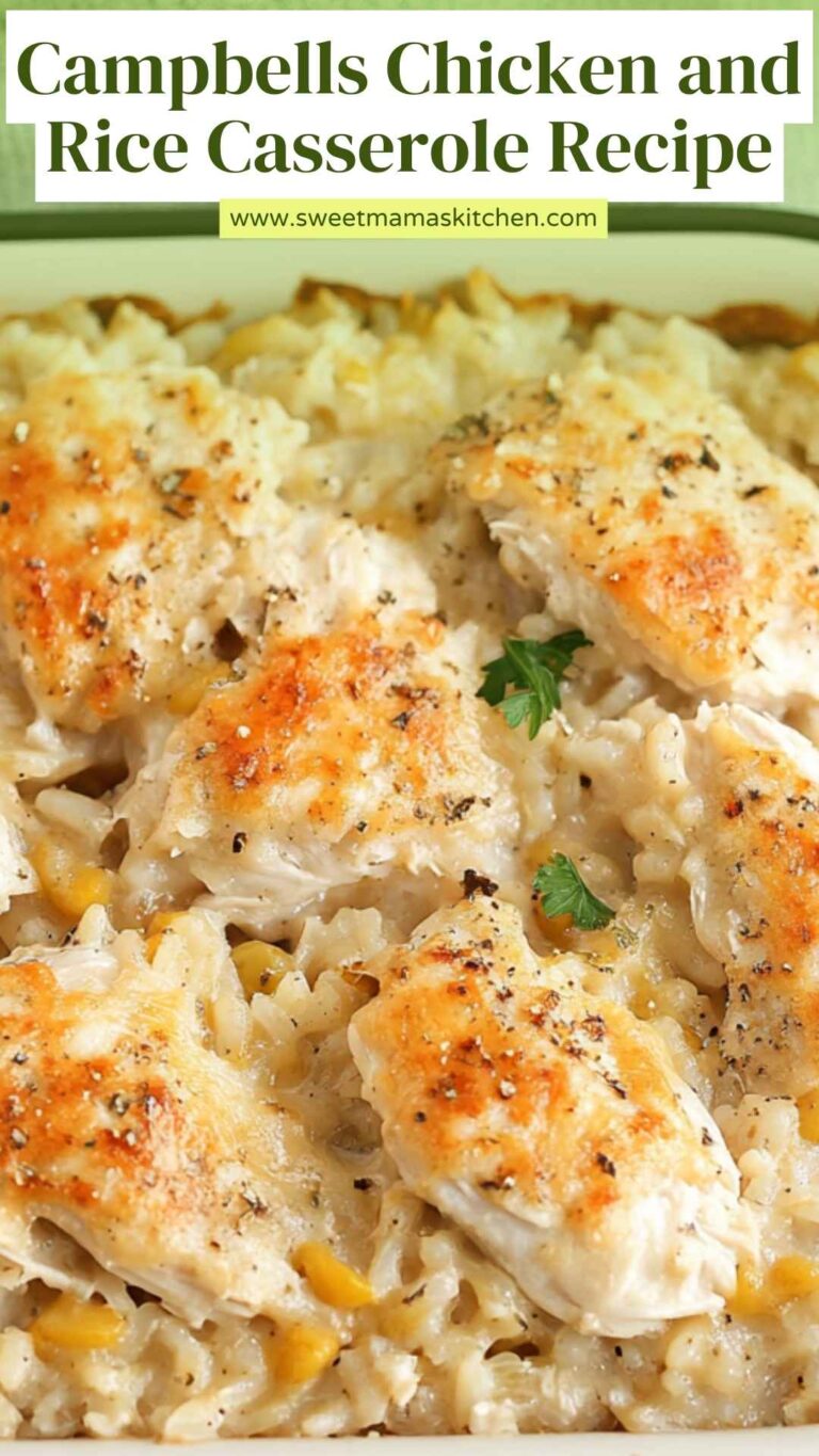 Campbells Chicken and Rice Casserole Recipe - Sweet Mama's Kitchen