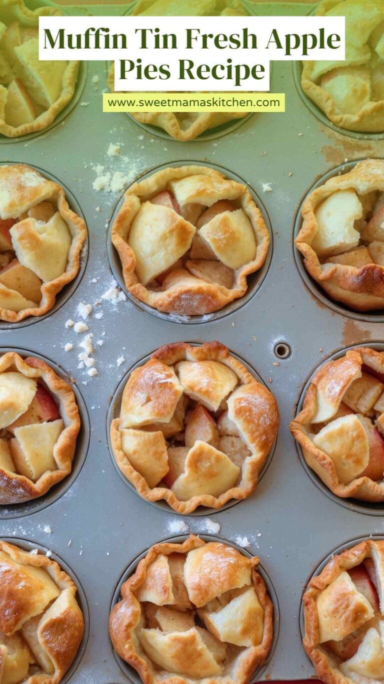 Muffin Tin Fresh Apple Pies Recipe - Sweet Mama's Kitchen
